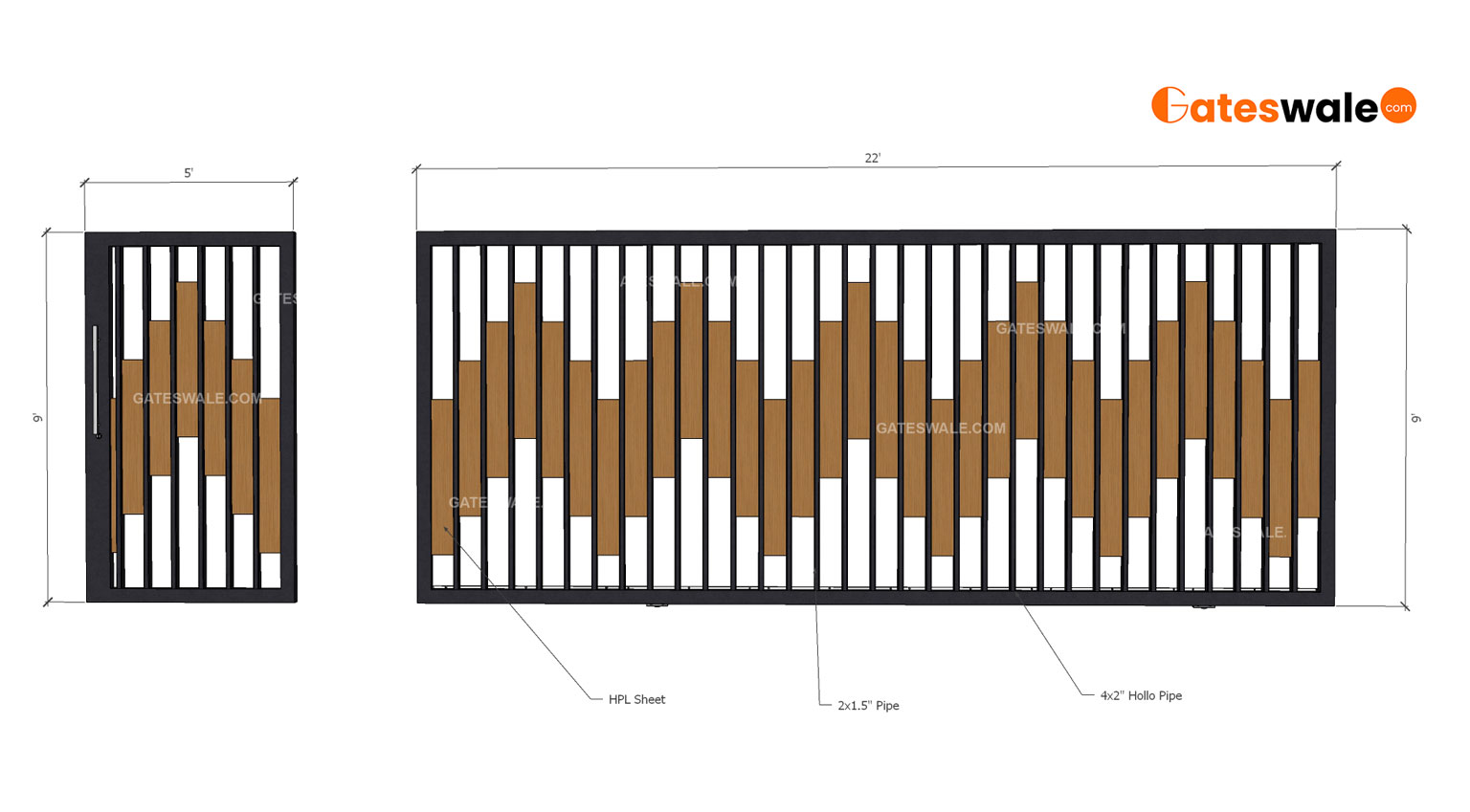 Sliding Main Gate Design Inspiration – Modern, Elegant & Functional ...